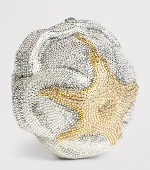 Judith Leiber Crystal-embellished Rose Clutch