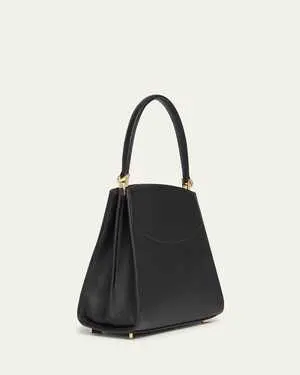 FERRAGAMO Small Box Leather Top-handle Bag