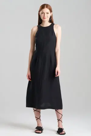 Natori Linen Blend Dress