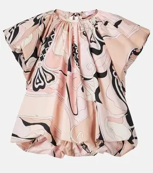 Emilio Pucci Orchidee Cotton Top - Multicoloured