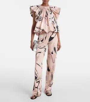 Emilio Pucci Orchidee Cotton Top