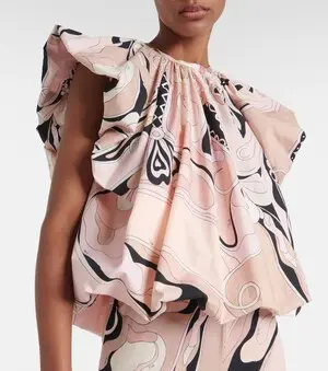 Emilio Pucci Orchidee Cotton Top