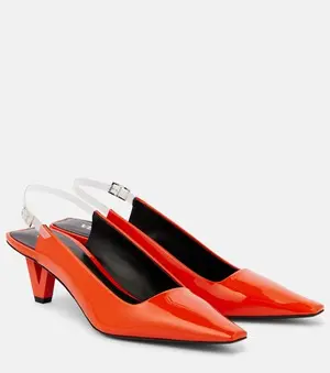 Versace Leather Slingback Pumps