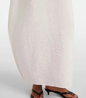 RÓHE Silk-blend Maxi Dress - White