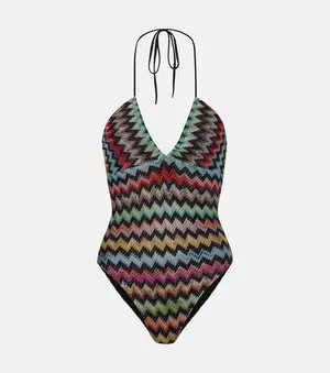 Missoni Zigzag Lamé Swimsuit - Multicoloured