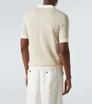 Thom Sweeney Cotton-blend Polo Shirt