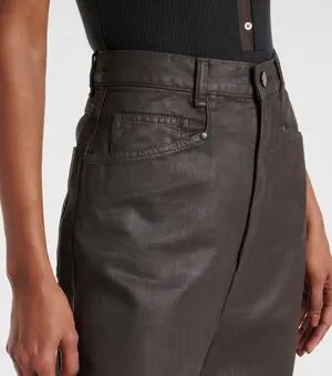 LEMAIRE High-rise Wide-leg Cotton Pants