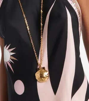 Emilio Pucci Shell Locket Necklace