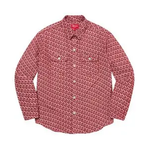 Men's Red Denim Shirts