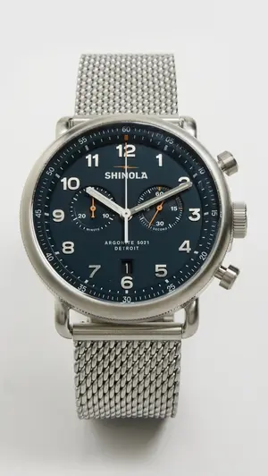 Shinola Canfield C56 Watch - Cntnetlblu