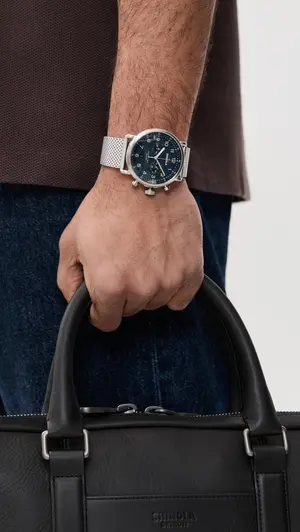 Shinola Canfield C56 Watch - Cntnetlblu
