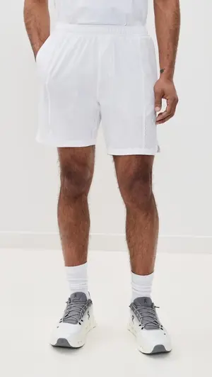 RHONE Backspin 7 Lined Shorts - White