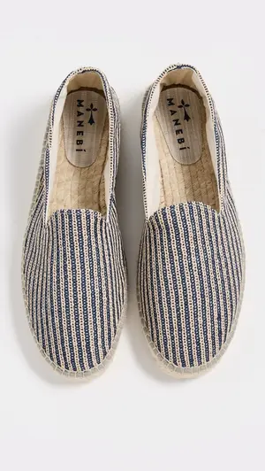 Manebí Raffia Stripe Espadrilles