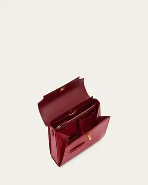 ANYA HINDMARCH Mortimer Top Handle Bag - Vampire