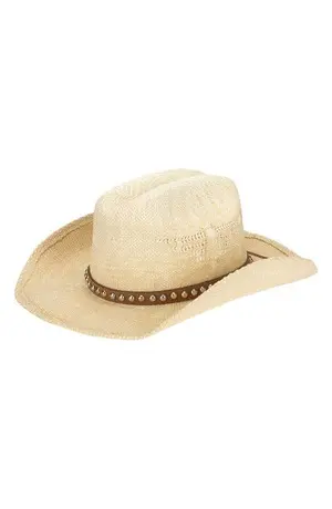 San Diego Hat Coastal Straw Cowboy Hat - Toast