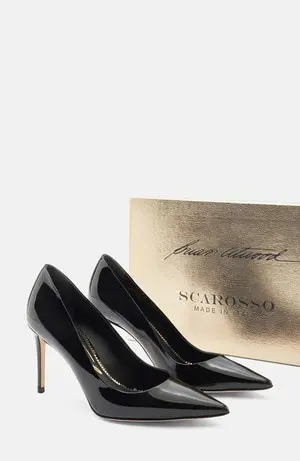 SCAROSSO Gigi Pumps - Black - Patent