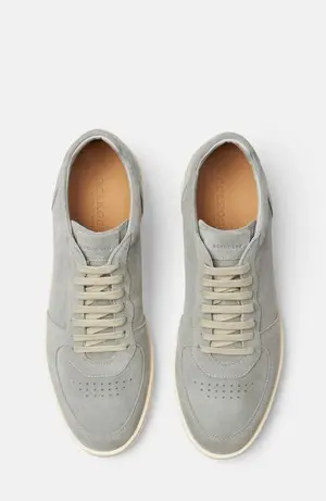 SCAROSSO Agostino Leather Sneakers - Light Steel - Suede