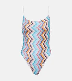 Missoni Zigzag Lame Swimsuit - Multicoloured