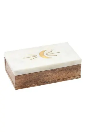 MATR BOOMIE Indukala Crescent Moon Box - White/gold