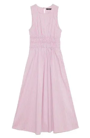 Deluc Capelas Stripe Cotton Maxi Sundress - Striped Pink