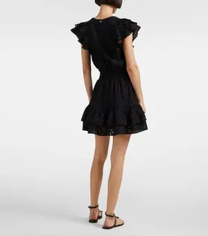 Poupette St Barth Camila Ruffled Minidress