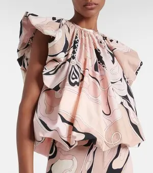 Emilio Pucci Orchidee Cotton Top