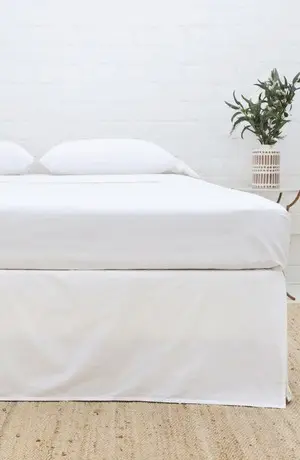 POM POM AT HOME Paneled Cotton Bedskirt