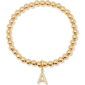 BROOK & YORK Makenna Initial Charm Bracelet Gold - A