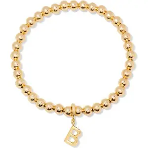 BROOK & YORK Makenna Initial Charm Bracelet Gold - B