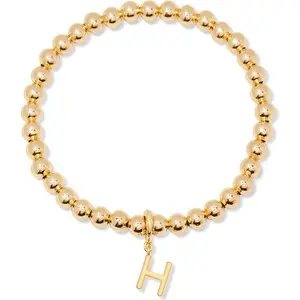 BROOK & YORK Makenna Initial Charm Bracelet Gold - H