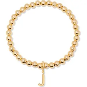 BROOK & YORK Makenna Initial Charm Bracelet Gold - J