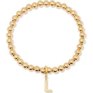 BROOK & YORK Makenna Initial Charm Bracelet - Gold - L