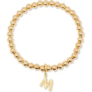 BROOK & YORK Makenna Initial Charm Bracelet Gold - M