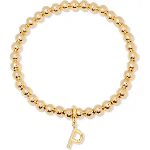 BROOK & YORK Makenna Initial Charm Bracelet Gold - P