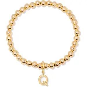 BROOK & YORK Makenna Initial Charm Bracelet Gold - Q