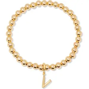 BROOK & YORK Makenna Initial Charm Bracelet Gold - V