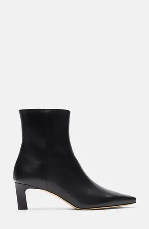 SCAROSSO Kitty Ankle Boots - Black - Calf