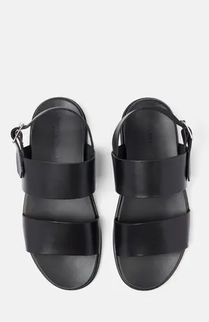 SCAROSSO Antonio Closed-toe Sandals - Black Calf