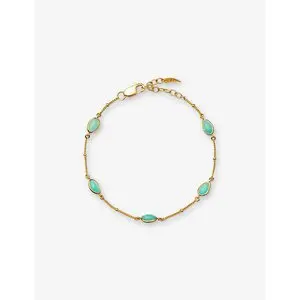 MISSOMA Magma Malachite Charm Bracelet - Gold