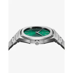 D1 MILANO Scarabeo Ultra Thin 40mm Stainless Steel Quartz Watch - Green