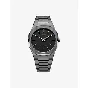 D1 MILANO Ultra Thin Bracelet Quartz Watch - Gun Metal