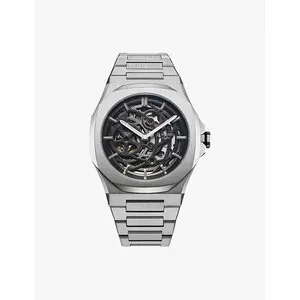 D1 MILANO Skeleton Bracelet Mechanical Watch - Silver