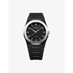 D1 MILANO Polycarbon Quartz Watch - Black