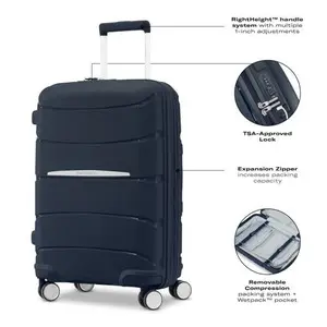 SAMSONITE Outline Pro 21" Carry On Spinner Luggage - Midnight Blue