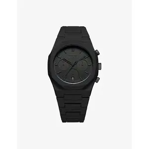 D1 MILANO Polychrono Shadow Quartz Watch - Black