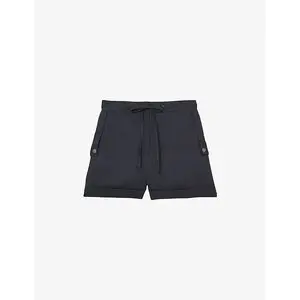 REISS Cara Drawstring-waist Linen Shorts