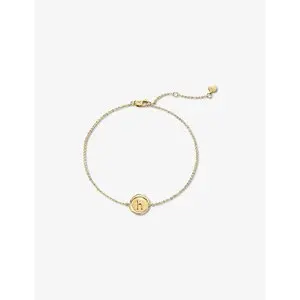 Monica Vinader Initial 'h' Stamp Bracelet - Gold