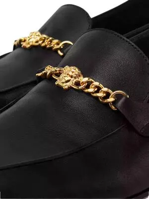 Versace Medusa Leather Slippers