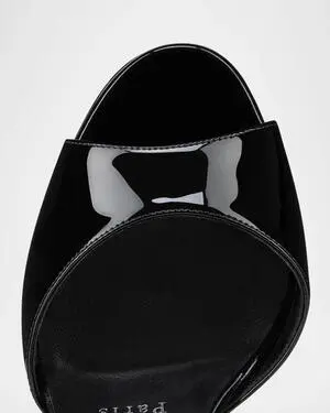 CHRISTIAN LOUBOUTIN 130mm Sandaloo Platform Sandals - Black