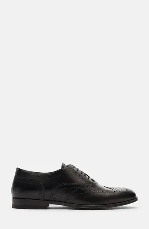 SCAROSSO Judy Oxfords - Black - Calf